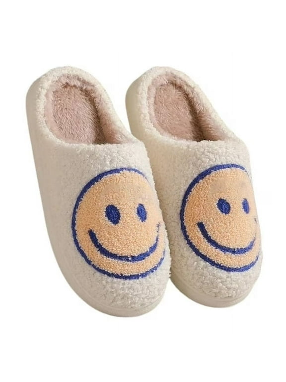 Womens Funny Fuzzy Slippers, Pink Steps, Warm Cozy Cute House Shoes ...