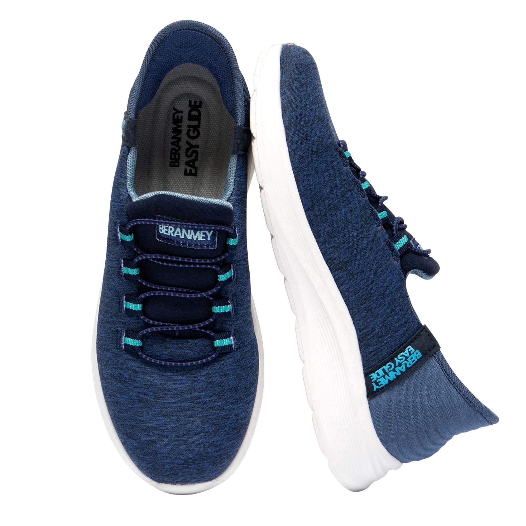 BERANMEY EASY GLIDE Slip-on Fashion Sneakers For Womens Comfort Casual ...