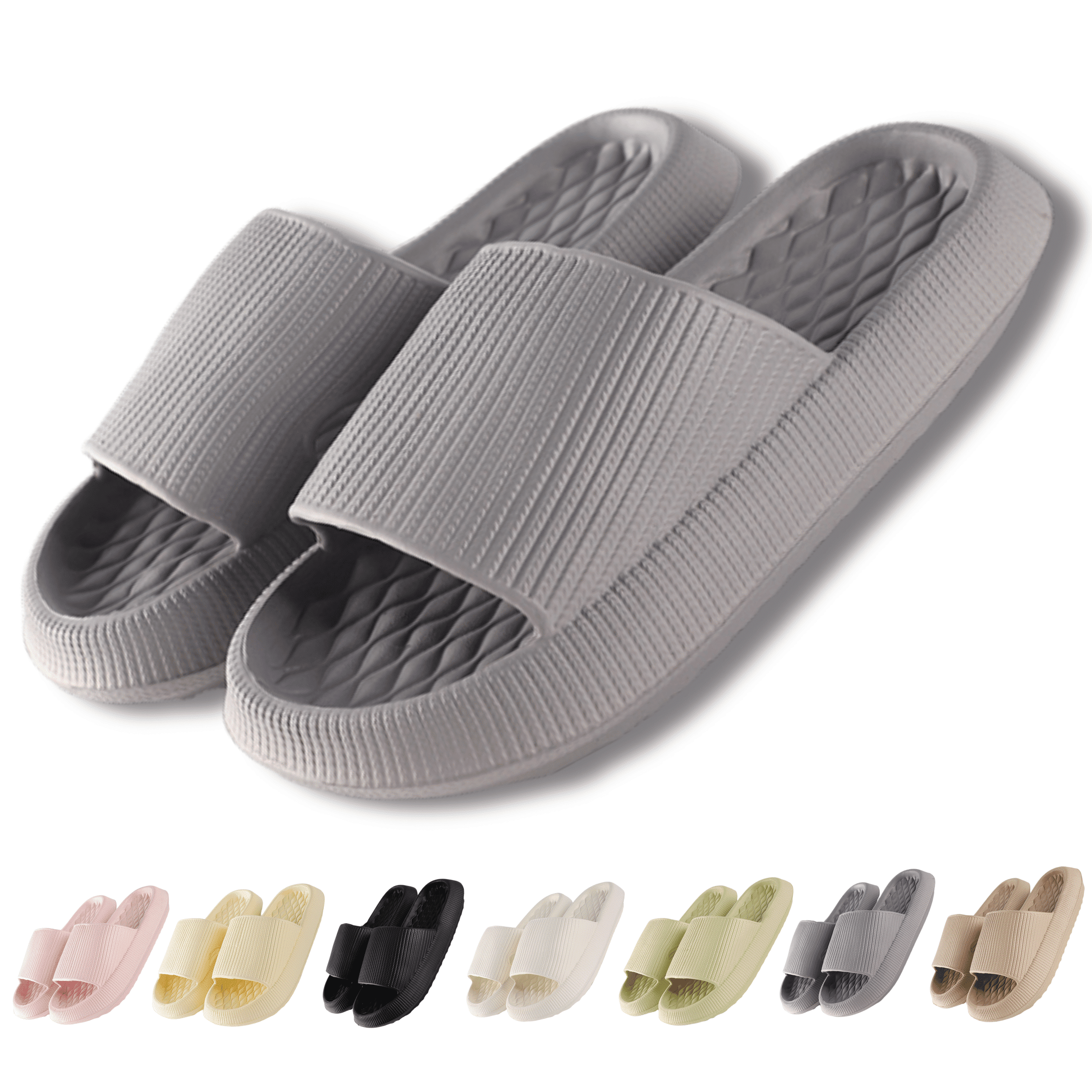 BERANMEY EVA Soft Comfort Slippers for Women and Men Slides Sandals for ...
