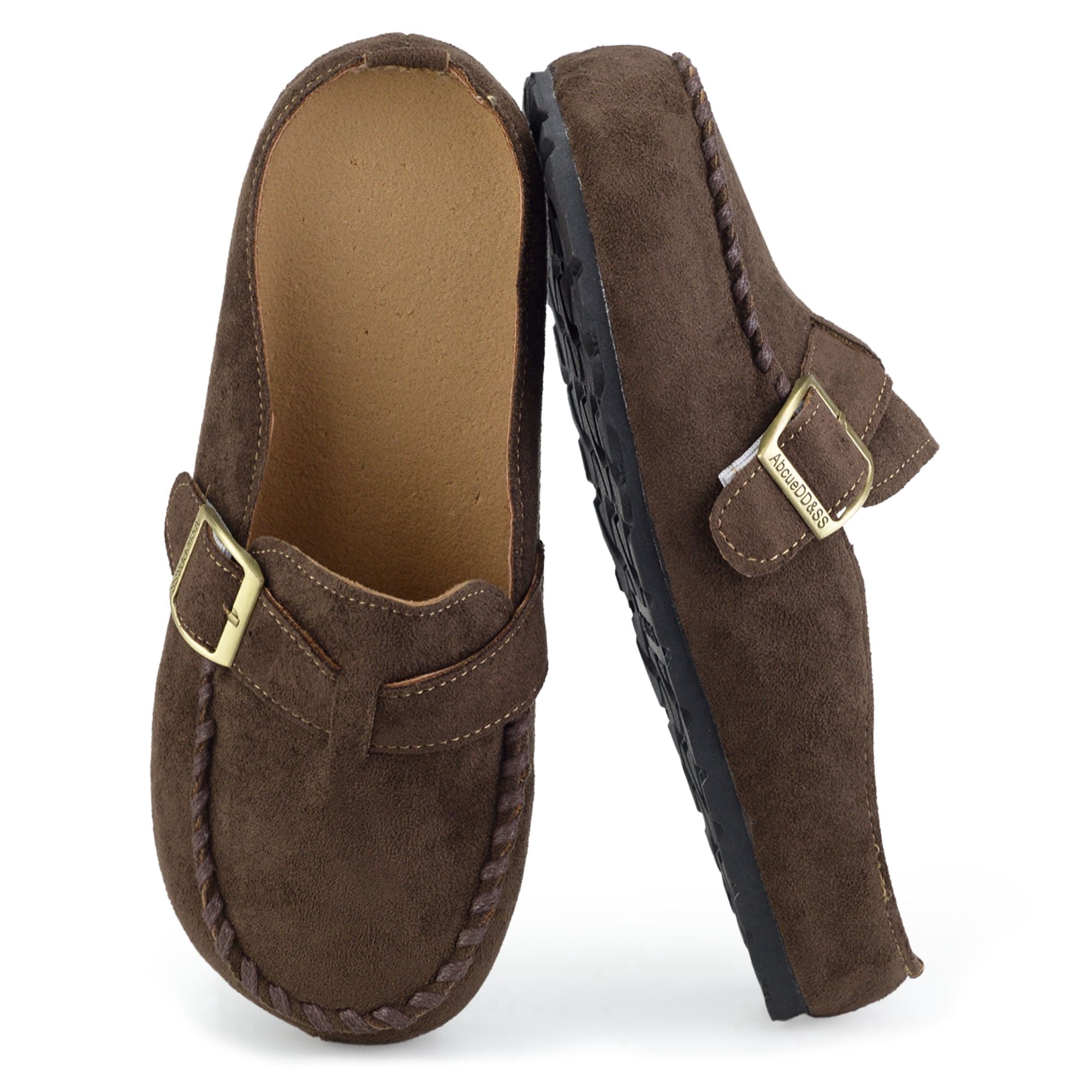 BERANMEY Mules for Women Memory Foam Cork Sole Clogs Women's Mules ...