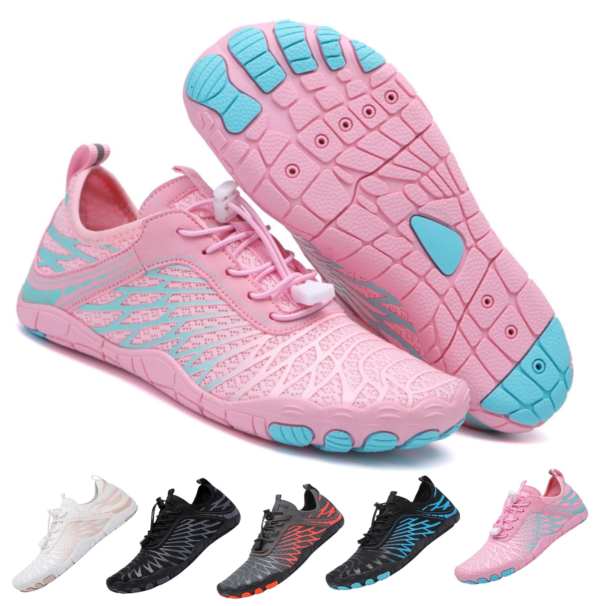 BERANMEY Pro Barefoot Shoes for Women & Men Wide Toe Box Hiking Water ...