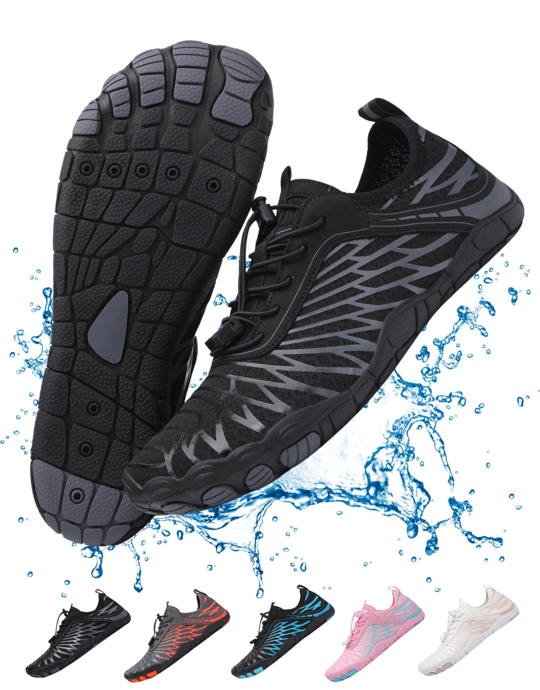 BERANMEY Pro Barefoot Shoes for Women & Men Wide Toe Box Hiking Water ...