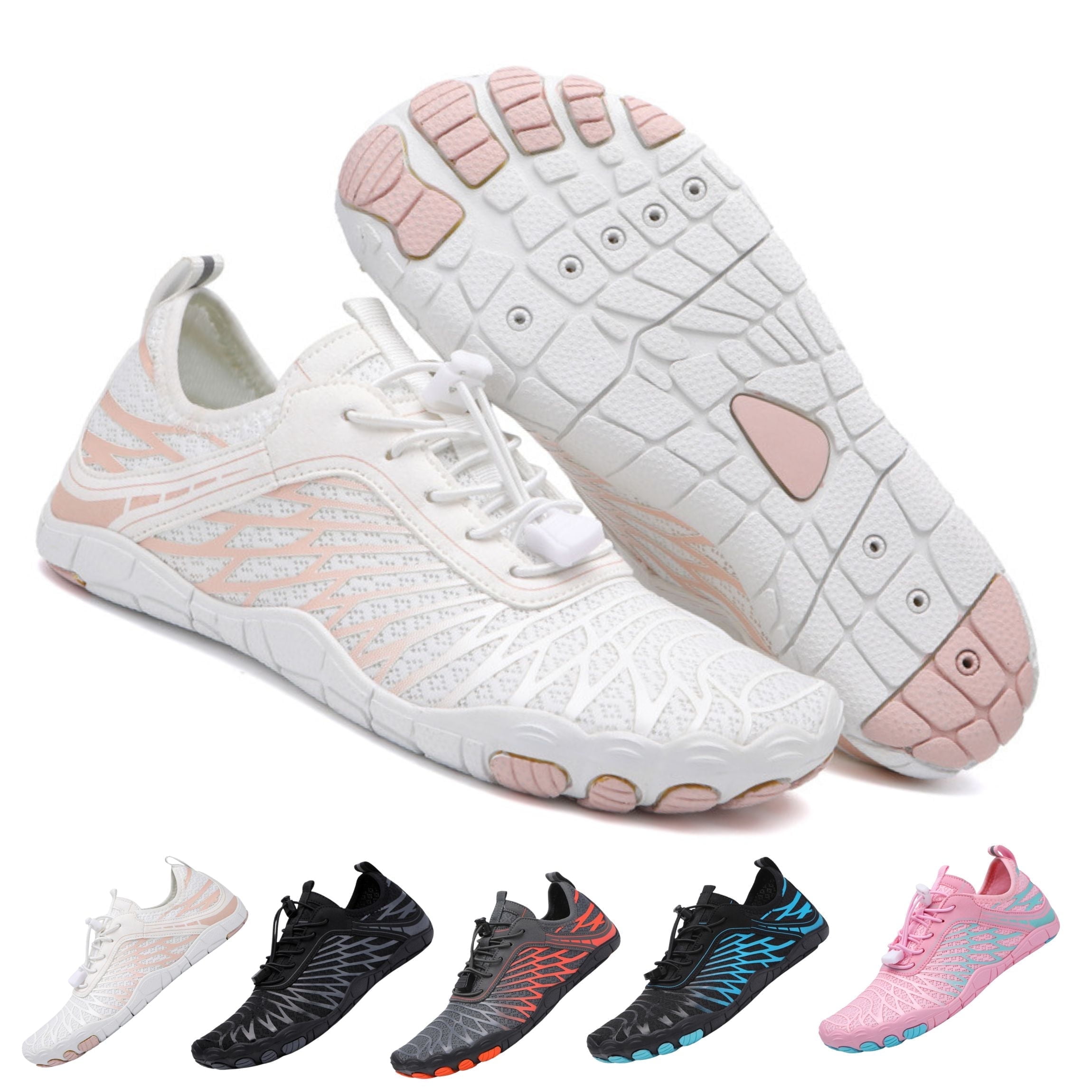 BERANMEY Pro Barefoot Shoes for Women & Men Wide Toe Box Hiking Water ...