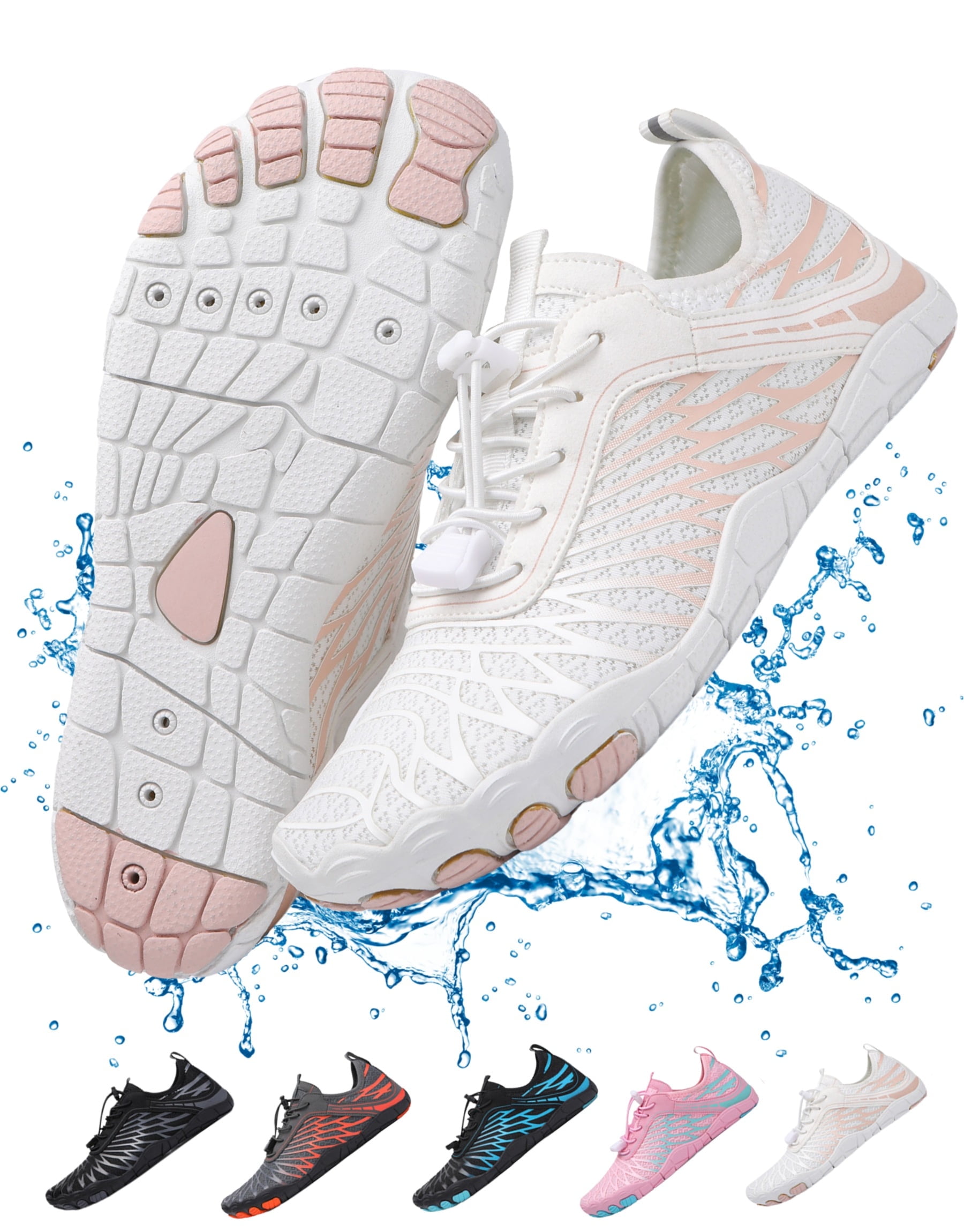 BERANMEY Pro Barefoot Shoes, Wide Toe Box Hiking Water Shoes, Water ...