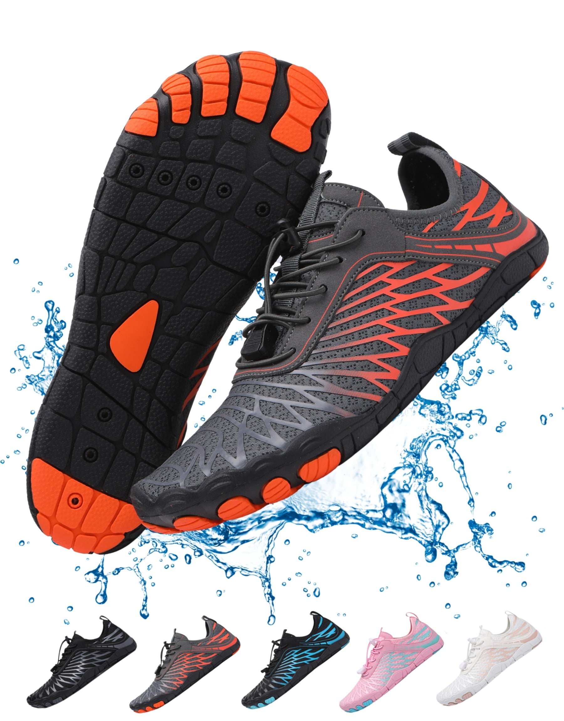 BERANMEY Pro Barefoot Shoes for Women & Men Wide Toe Box Hiking Water ...