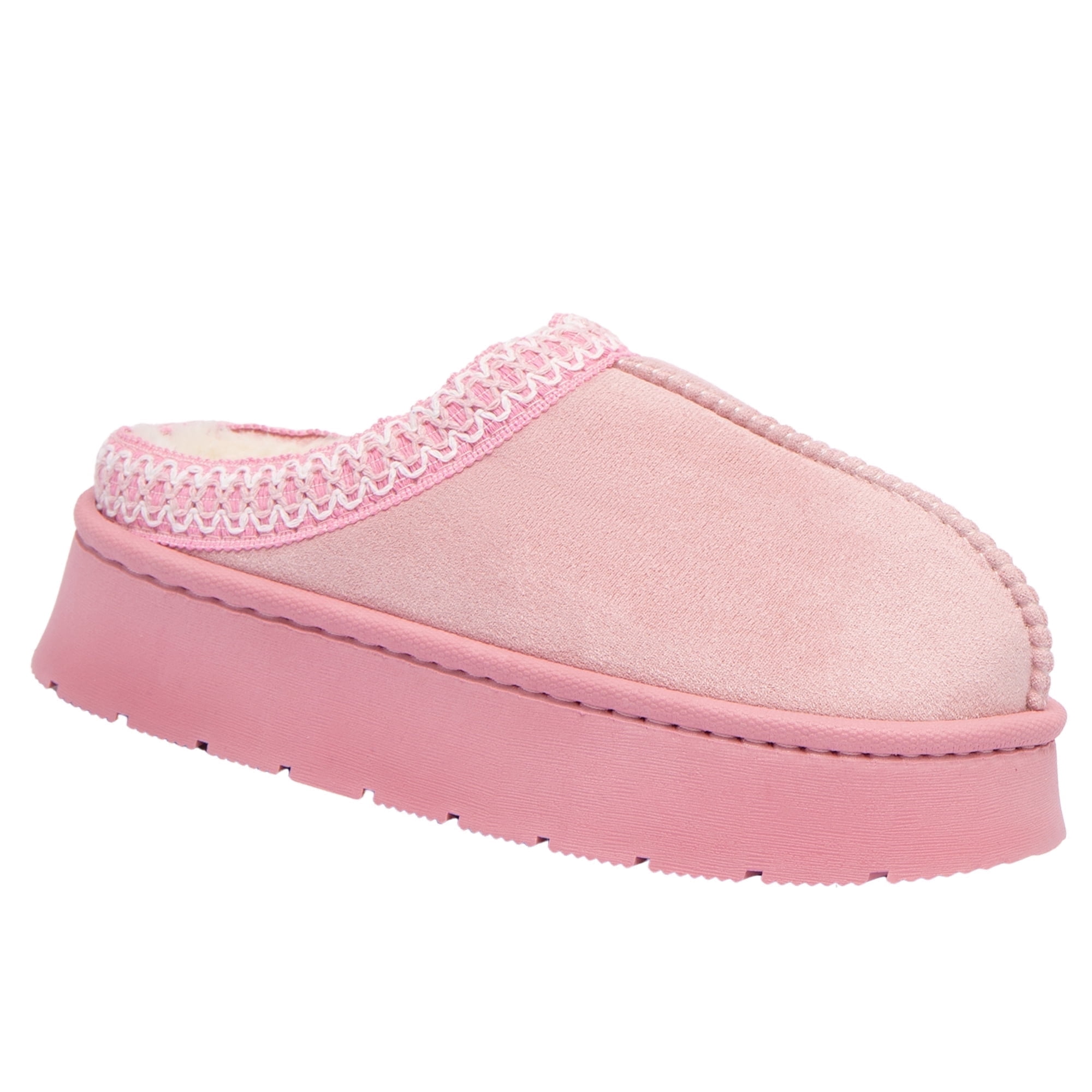 BERANMEY Thick-Soled Fuzzy Slippers for Women & Men - Cozy Platform ...