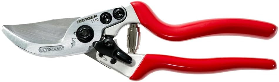 BERGER Professional Pruning Shear, Straight Blade with Wire Notch ...
