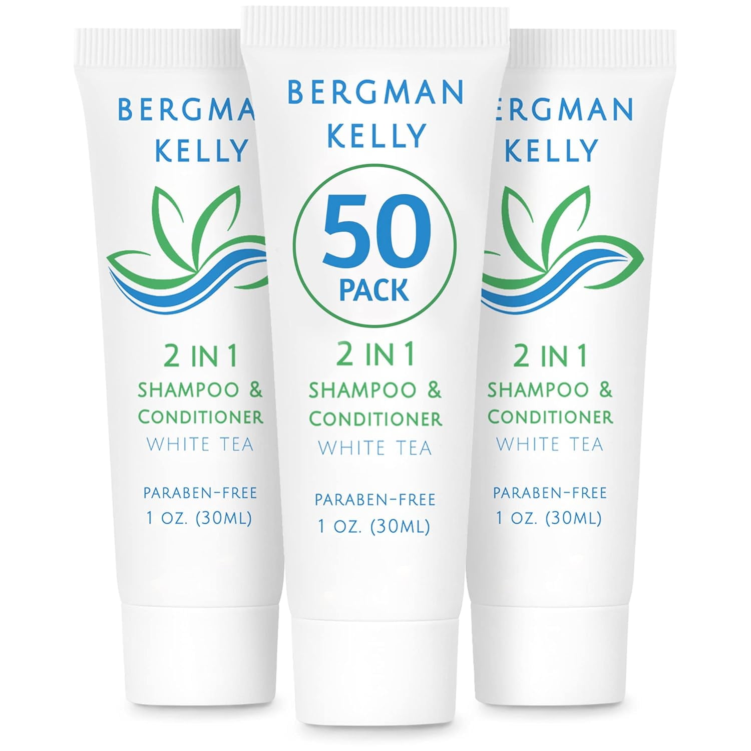 BERGMAN KELLY 1 fl oz Mini Traveling Hair Set, 2-in-1 Shampoo ...