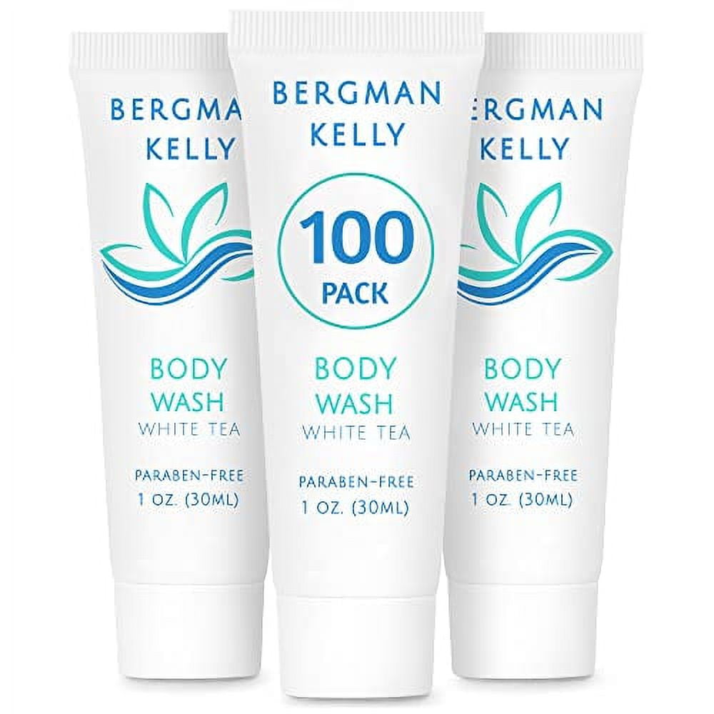 BERGMAN KELLY Travel Size Body Wash (1 fl oz, 100 PK, White Tea ...