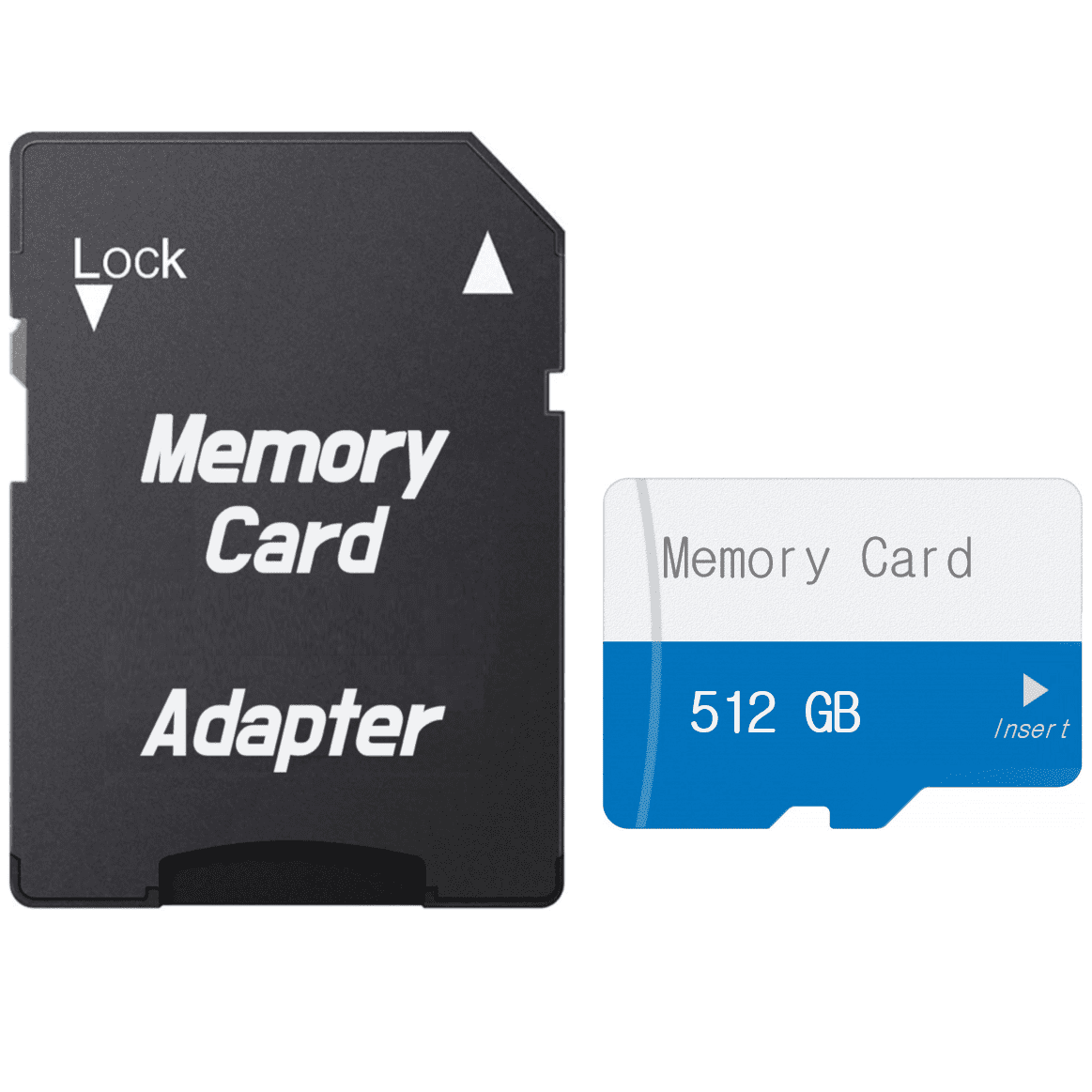 BERGUF 512GB Class 10 High Speed 3.0 Flash Memory Card with Adapter ...