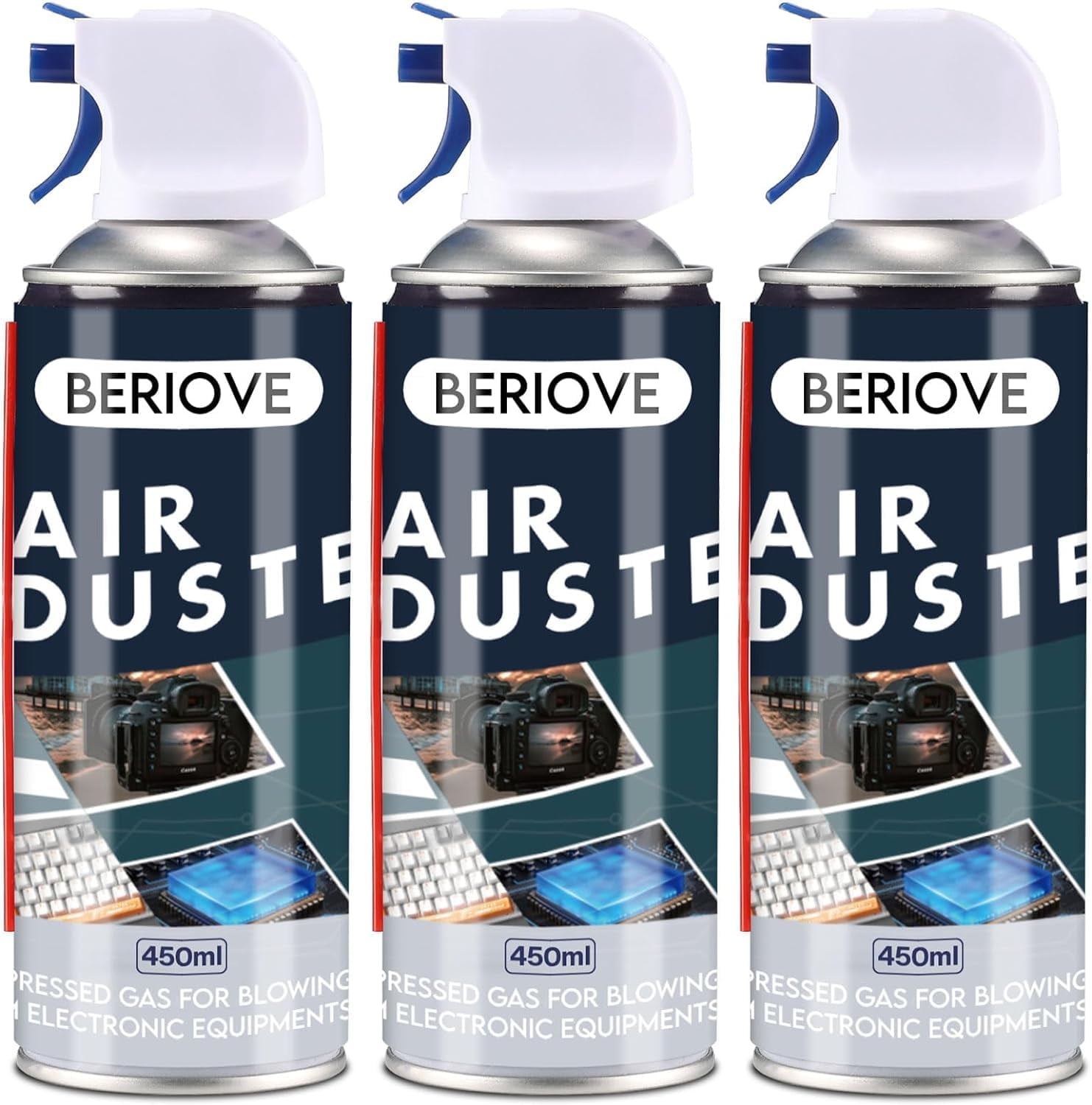 BERIOVE Depot Cleaning Duster for Keyboard: Computer Air Duster for ...