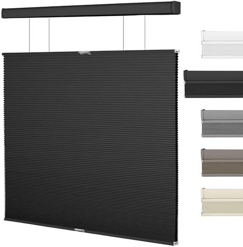 BERISSA Top Down Bottom Up Blackout Cellular Shades Cordless, Honeycomb ...