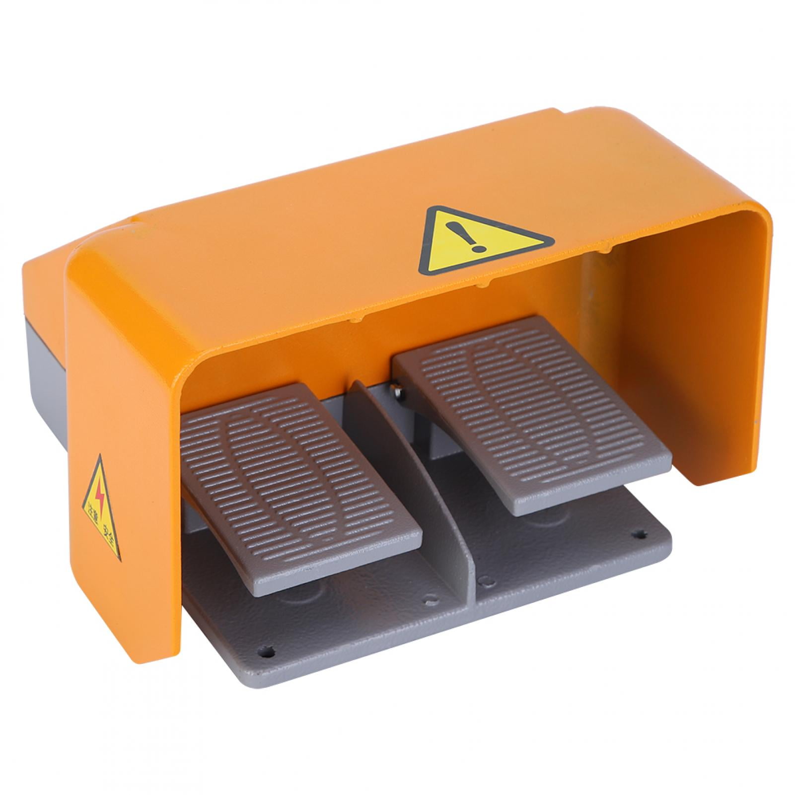 BERM Foot Pedal Switch Dual for Electrical Machine Power Supply Clip ...