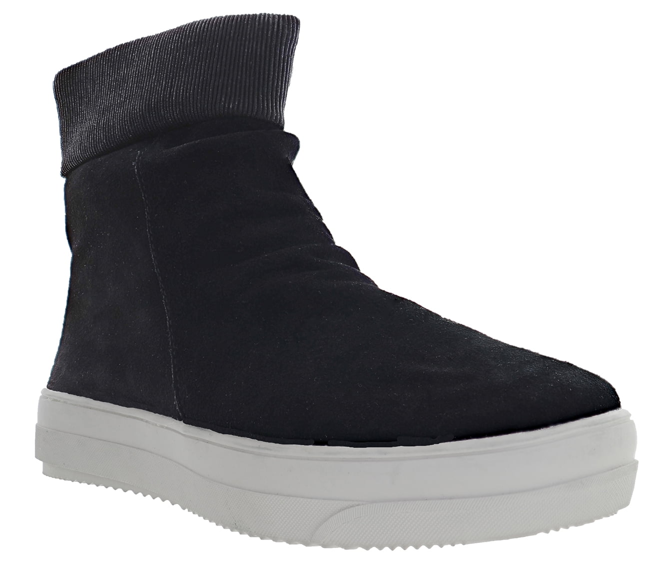 BERNIE MEV MID BOLT Boots Black Suede - Walmart.com
