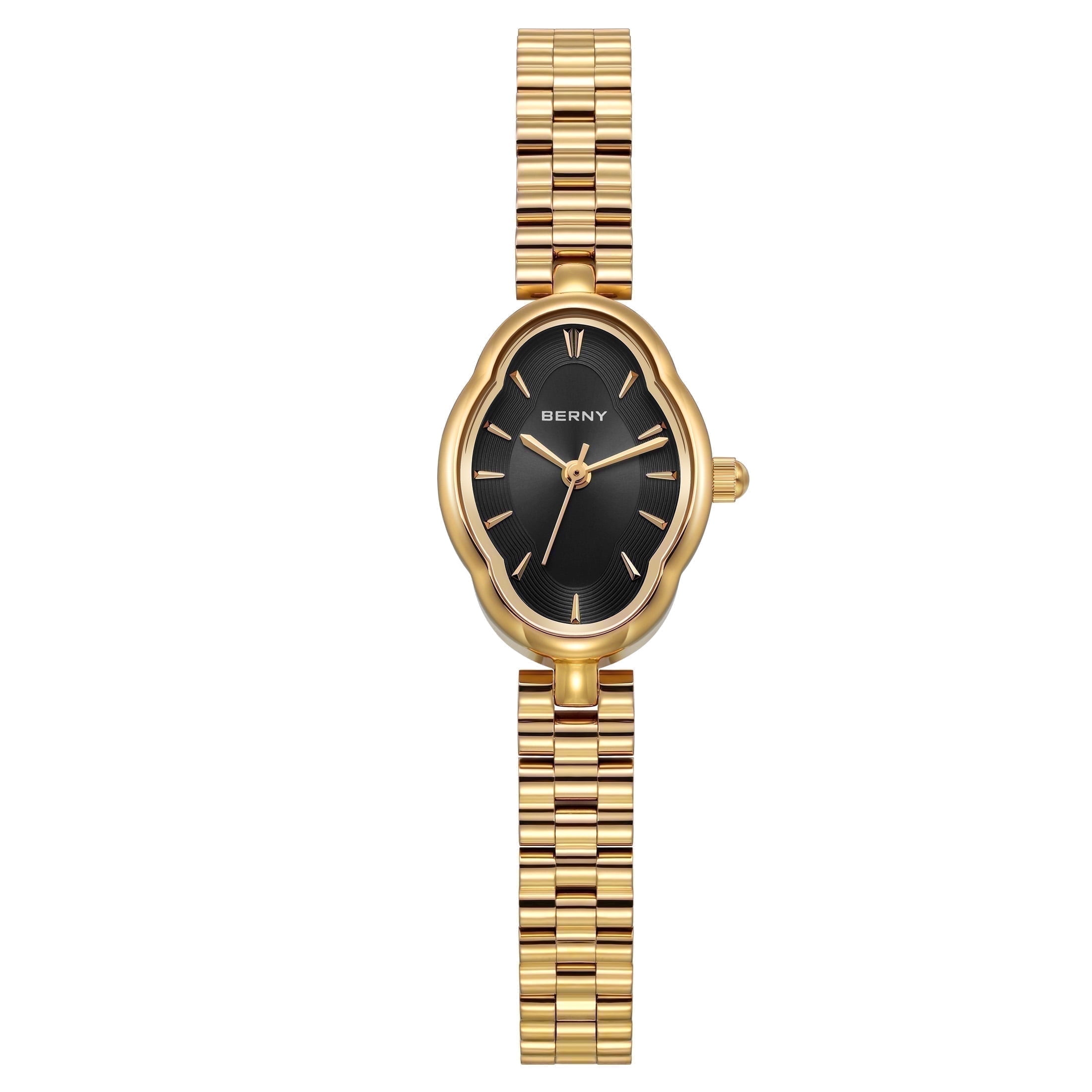 BERNY Gold Watches for Women, Dainty Luxury Womens Watch with Vintage ...