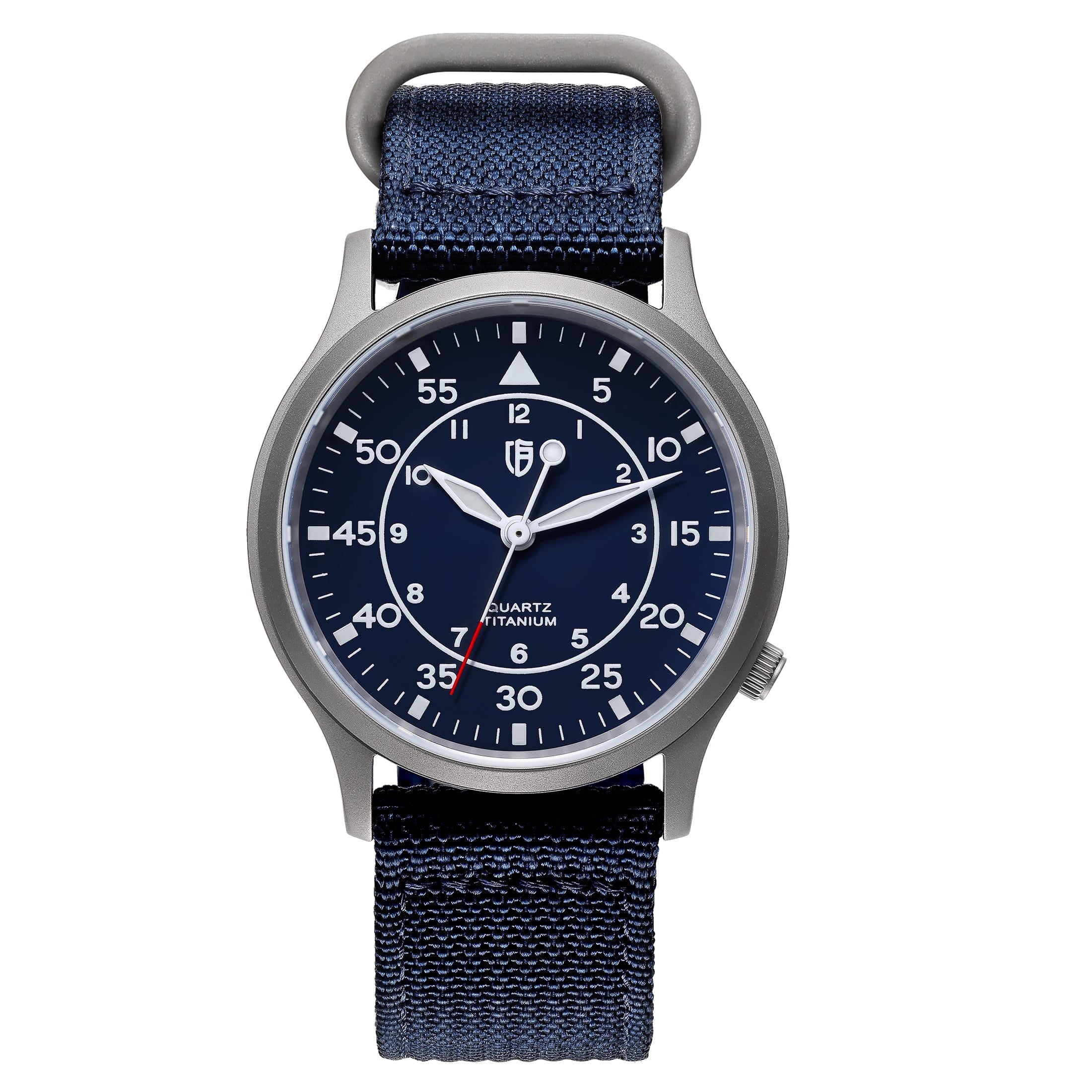 BERNY Men's Titanium Watch Japanese Quartz Movement Field Wrist Watch 5ATM Waterproof Military ...