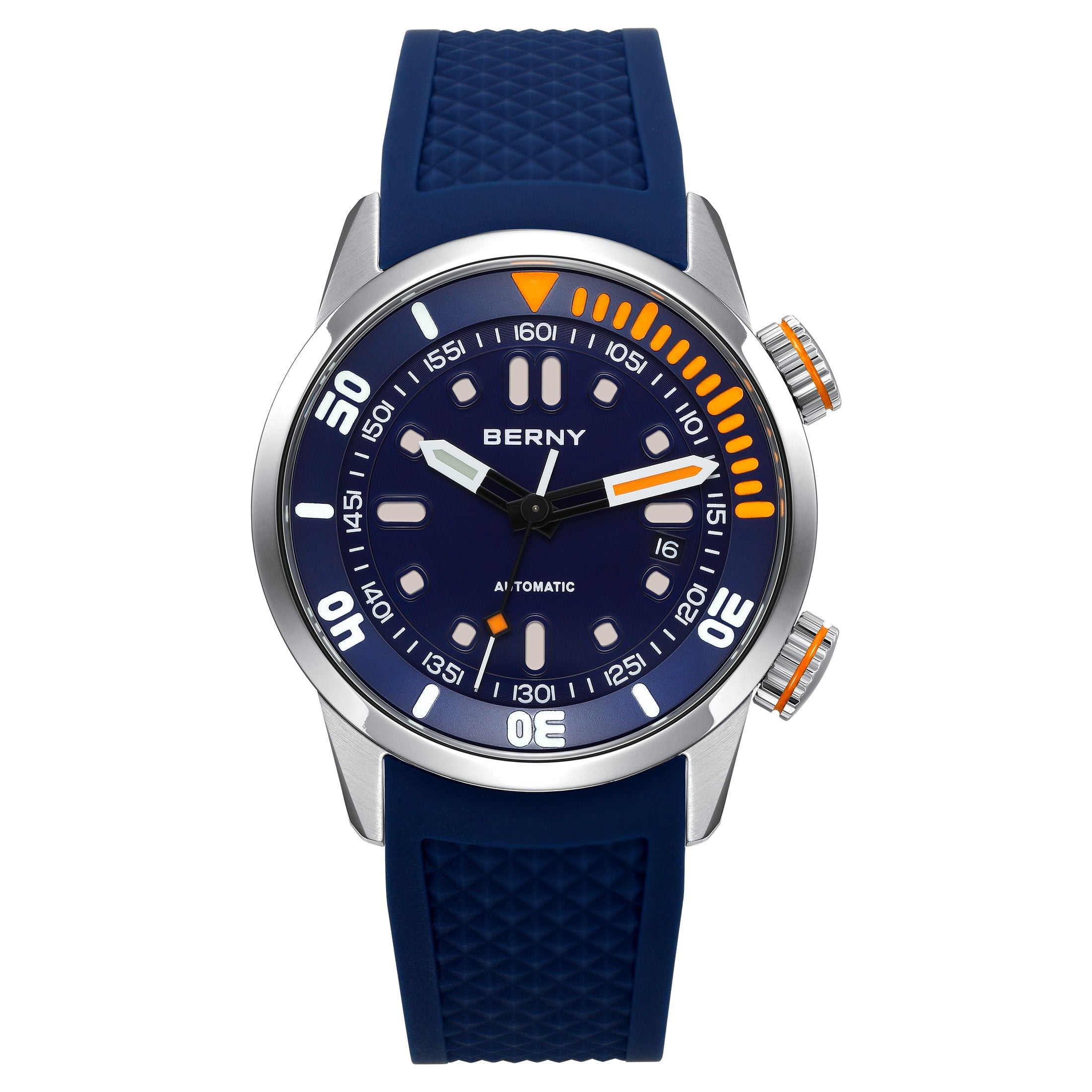 BERNY Men's Watches 20ATM Waterproof Dive Watch Fashion Automatic ...