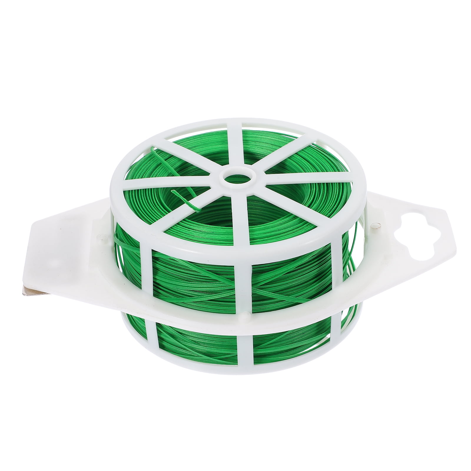 EXHUMKY Green PVC Coated Soft Iron Wire Tie for Plant Support and ...