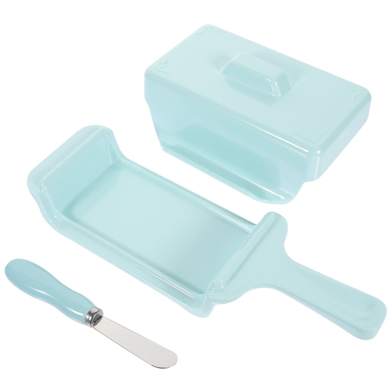 BERTDOMD 1 Set Butter Box with Lid Cutter Butter Container Food ...