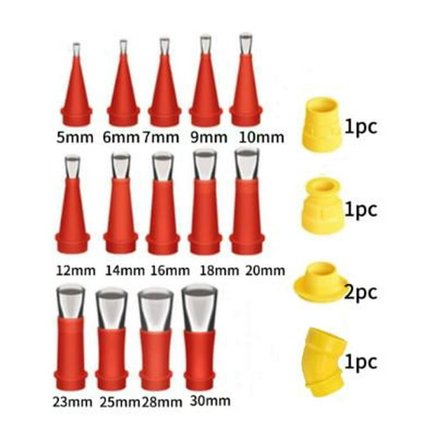 BERTDOMD 1 Set Caulking Tips Caulk Extension Nozzles Caulking Supplies ...