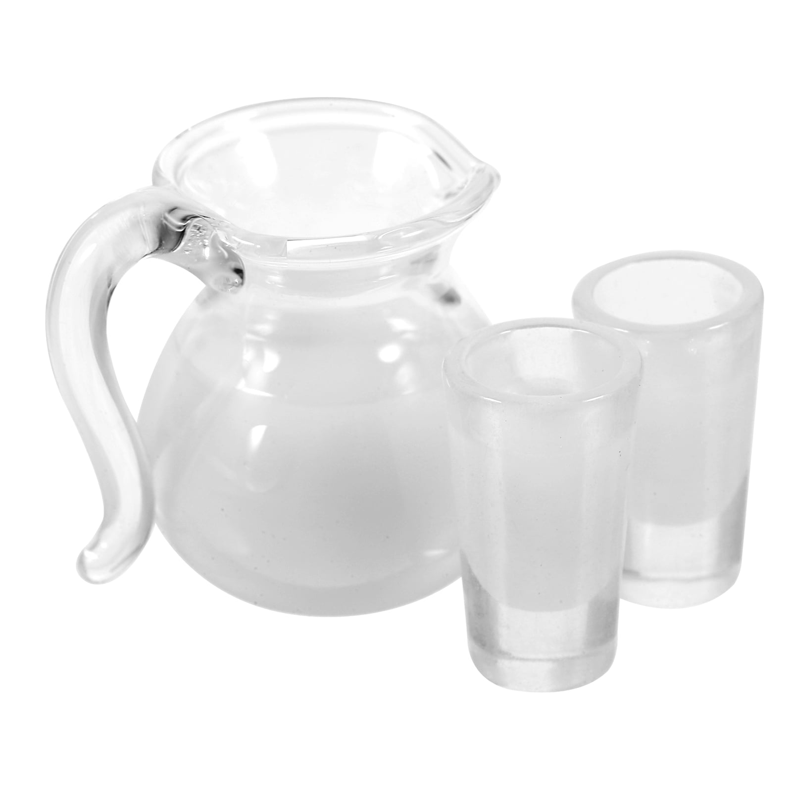 BERTDOMD 1 Set Dollhouse Decoration Mini Milk Kettle With Cups Mini ...