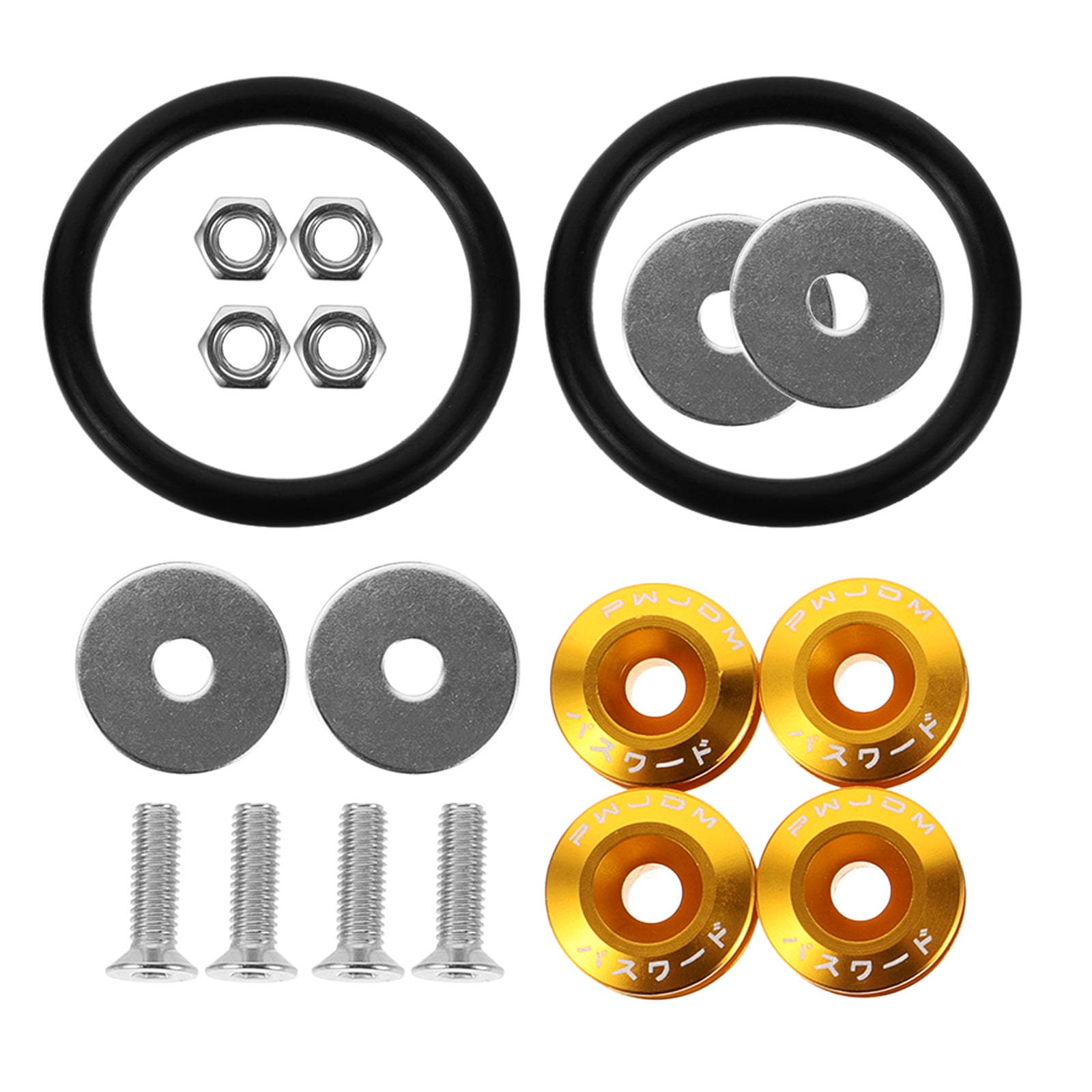 BERTDOMD 1 Set Quick Release Bumper Fasteners Kit Reinforced Washers ...