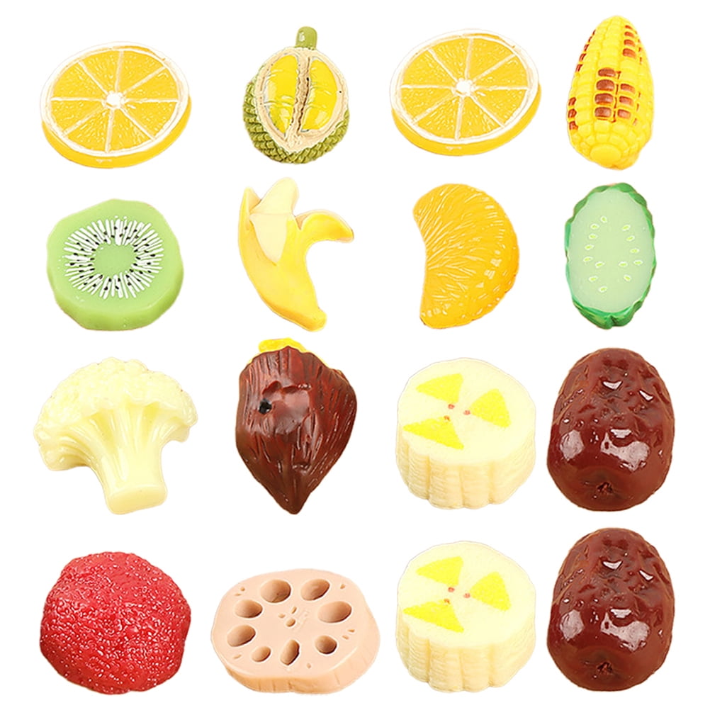 BERTDOMD 1 Set Simulation Vegetable Fruit Model Miniature Resin ...