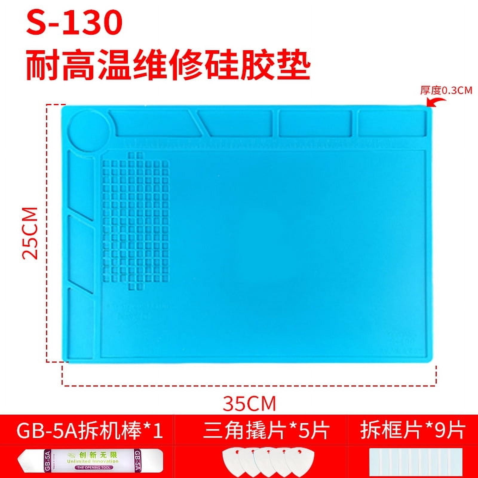 BERTDOMD 1 Set Soldering Mat Solder Iron Workbench Mat Heat Pad ...