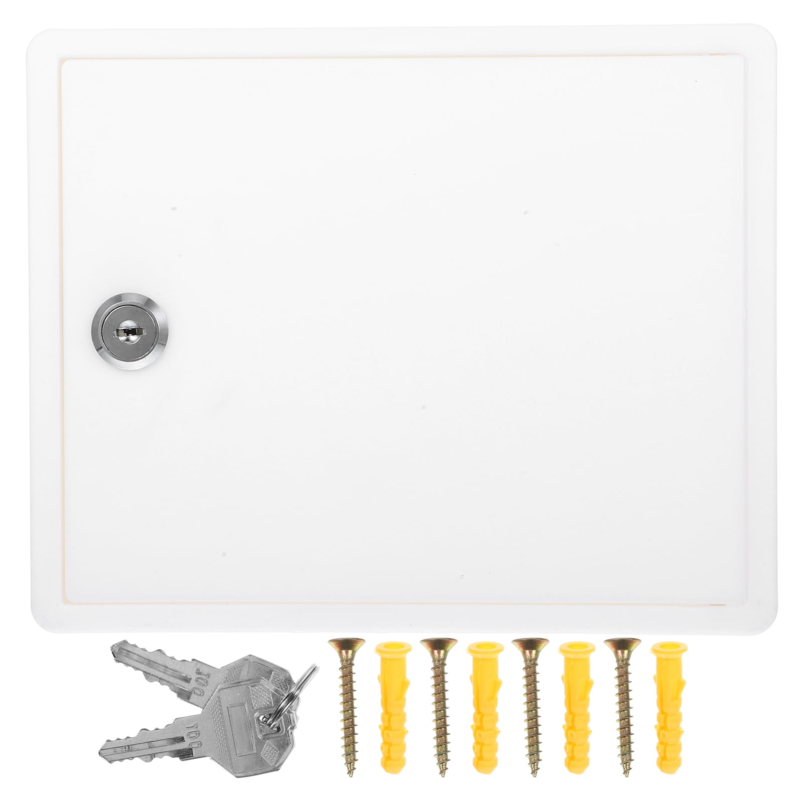 BERTDOMD 1 Set of Milk Box Wall Mounted Lockable Milk Box Multi-use ...