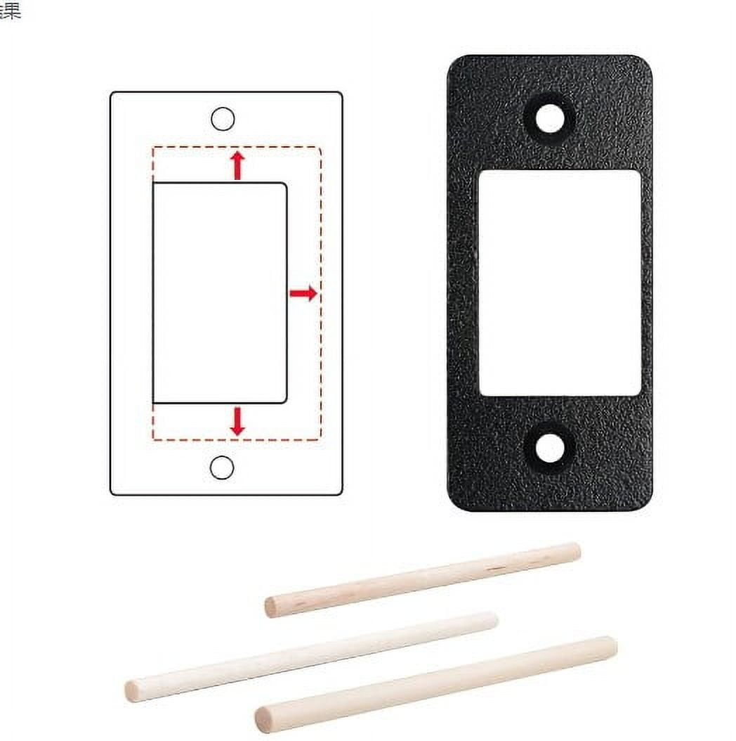 BERTDOMD 1 set of Stainless Steel Door Latch Striker Plate for Front ...