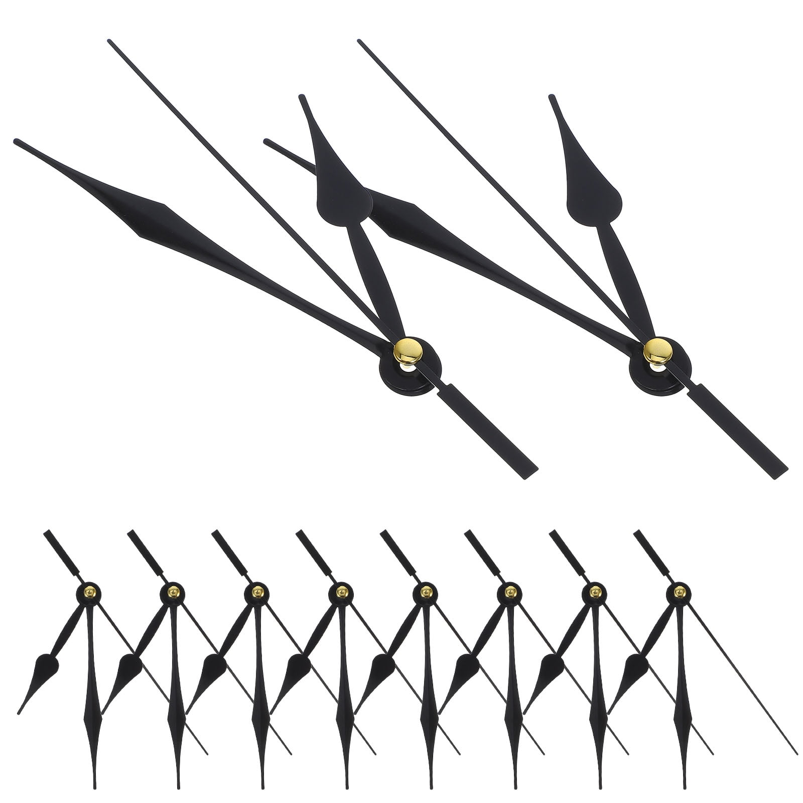 BERTDOMD 10 Sets Plastic Clock Pointers Replacement Elegant Clock Hands ...
