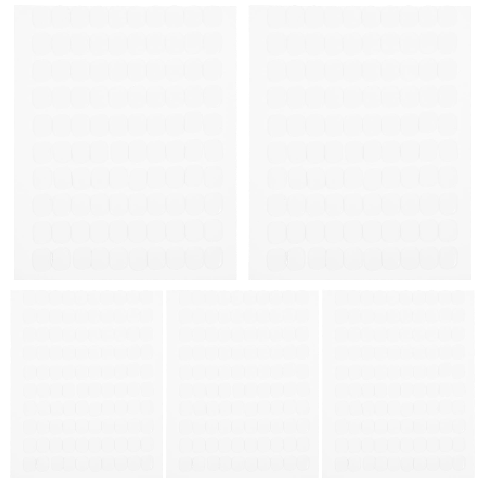 BERTDOMD 10 Sheets Double Side Gel Glue Adhesive Tack Stick Tacks Clear ...