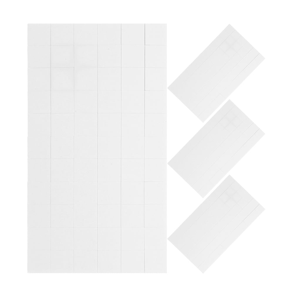 BERTDOMD 10 Sheets Foam Squares Dual-adhesive Foam Mounts Scrapbook ...