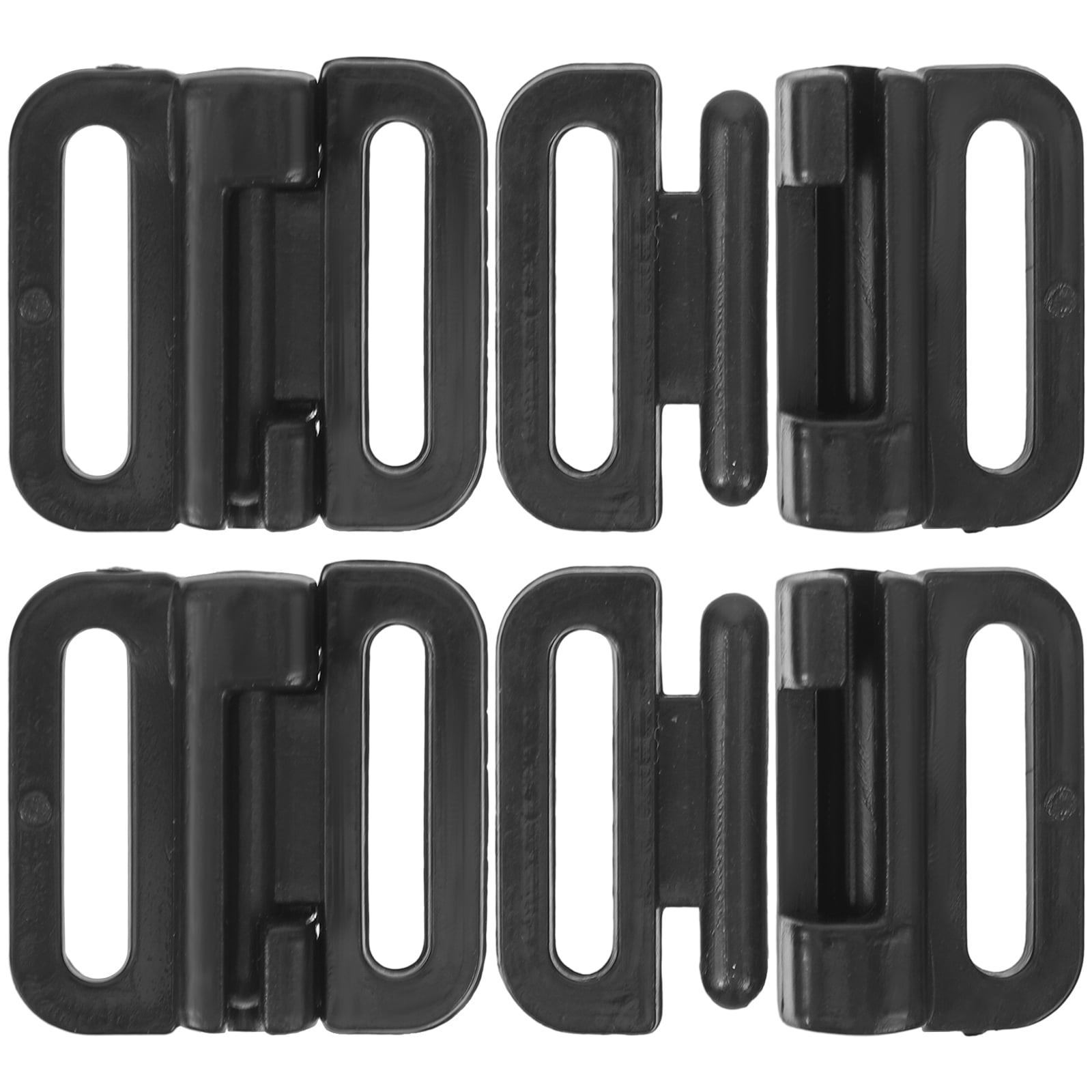 BERTDOMD 100 Sets Women Bra Front Clasps Plastic Buckles Front Closure ...