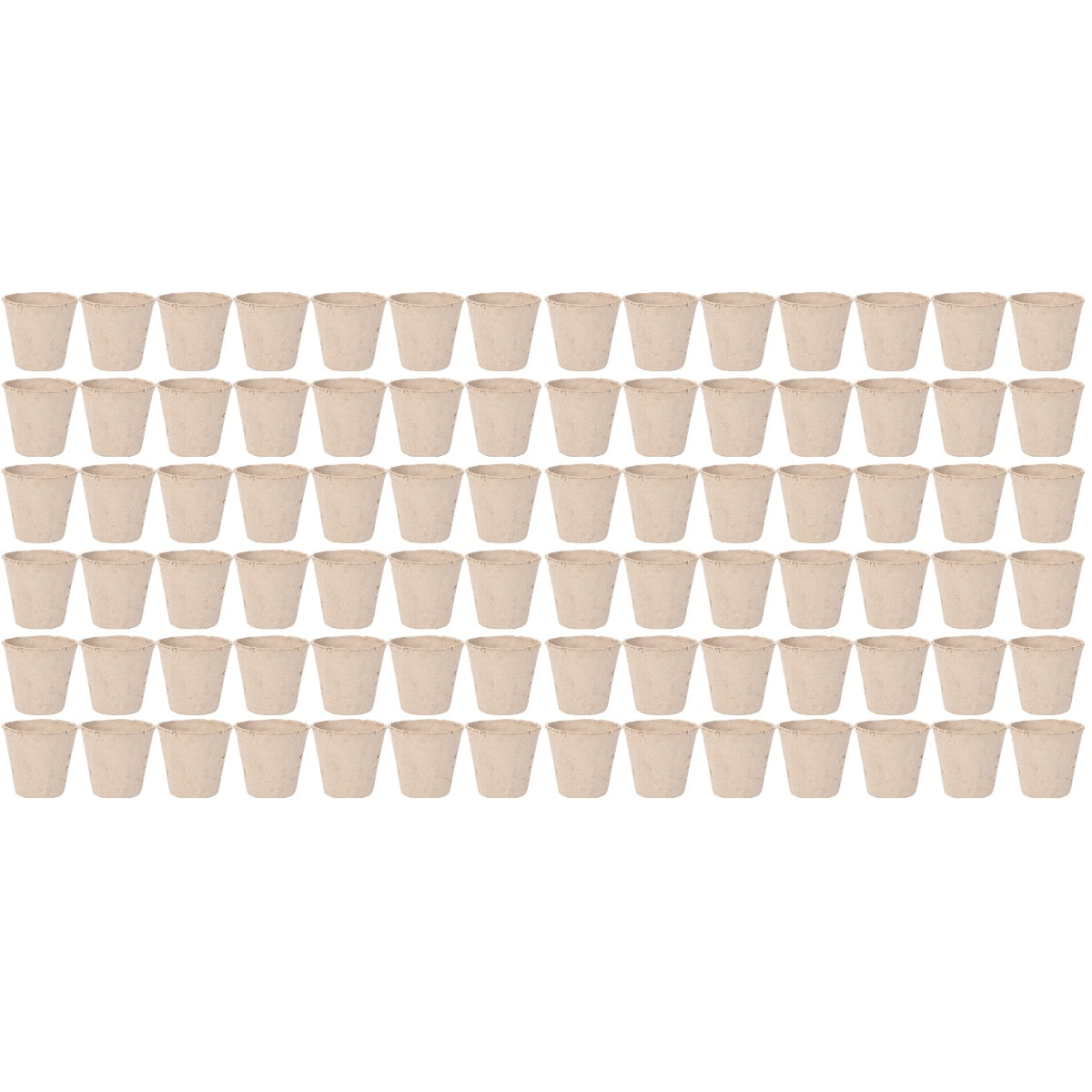 BERTDOMD 100 pcs Paper Pulp Nursery Pot Nursery Pots Cup Biodegradable ...
