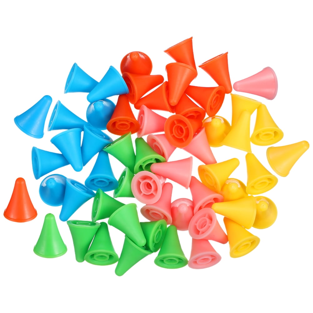 100pcs Knitting Needle Point Protectors Tips Covers Caps Accessories ...