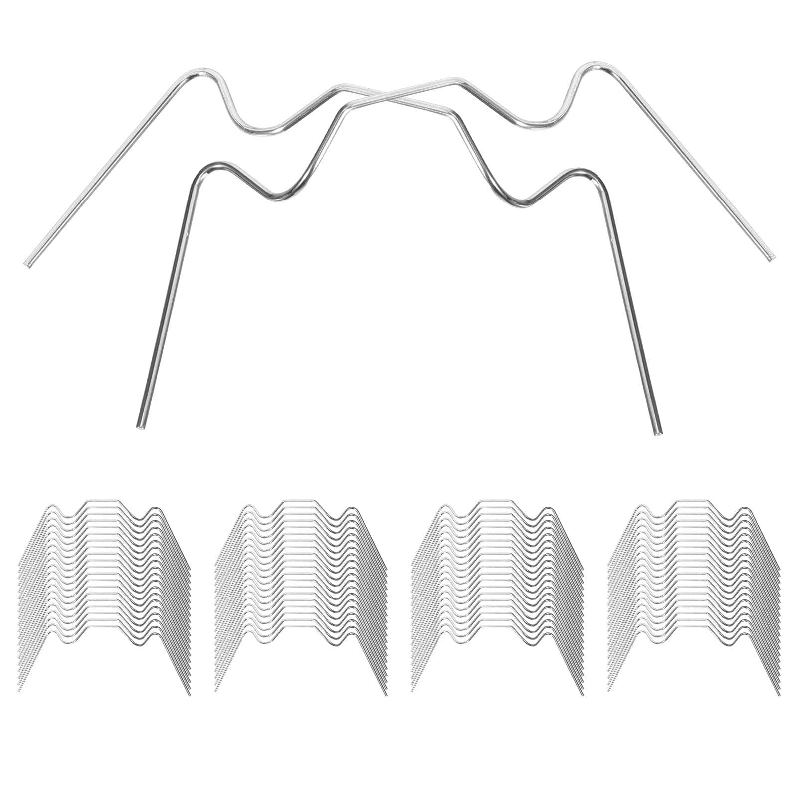 EXHUMKY BERTDOMD 100Pcs Stainless Steel W Clips for Greenhouse Window ...