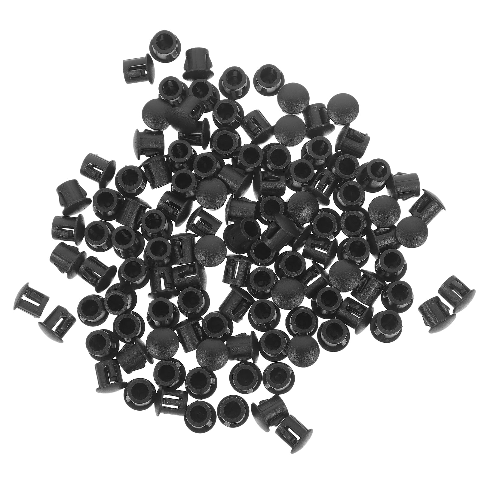 BERTDOMD 100pcs Hole Plugs Plastic Furniture Hole Covers Cabinet Insert ...