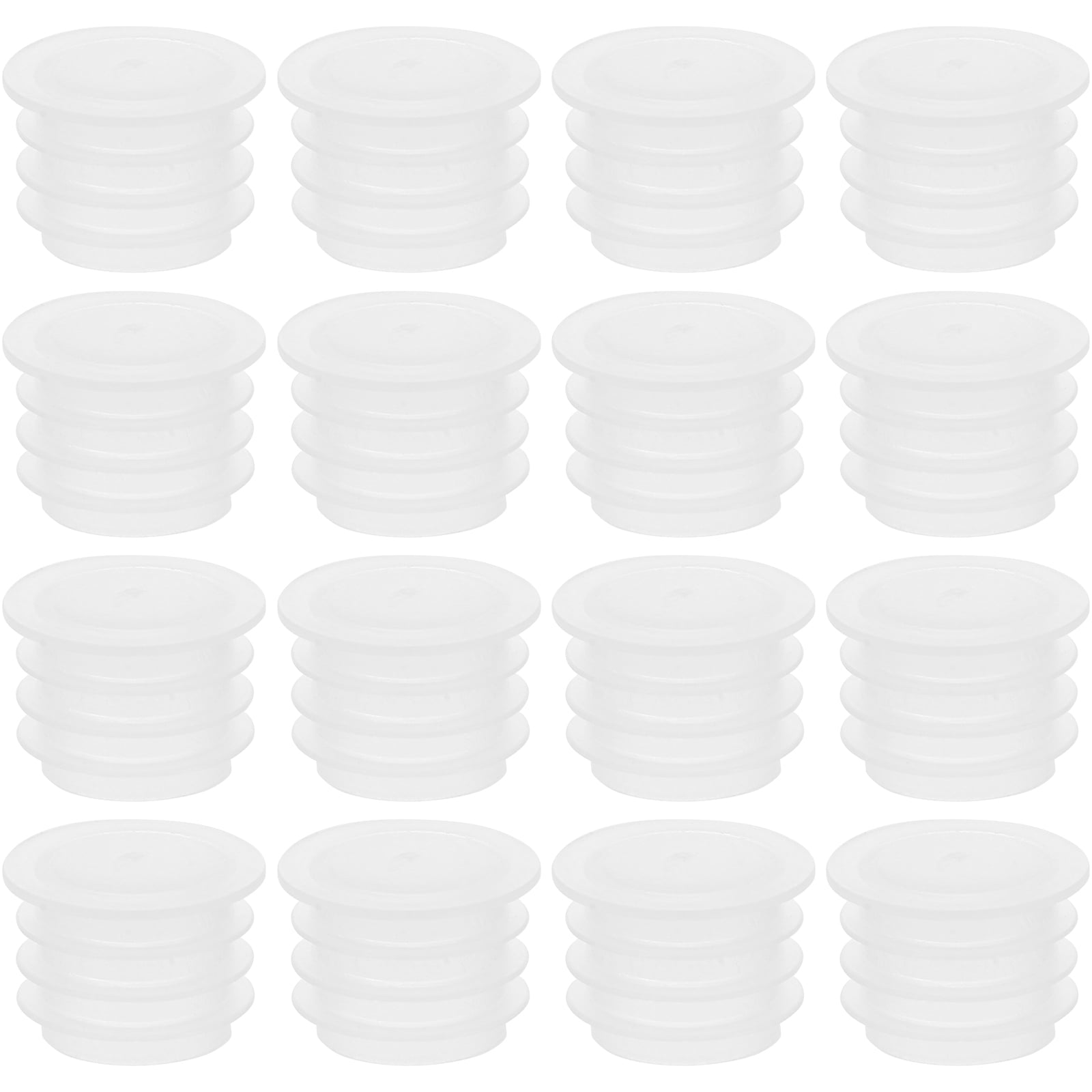 BERTDOMD 100pcs Hole Plugs Round Hole End Caps Tubing Bottle End Plugs ...