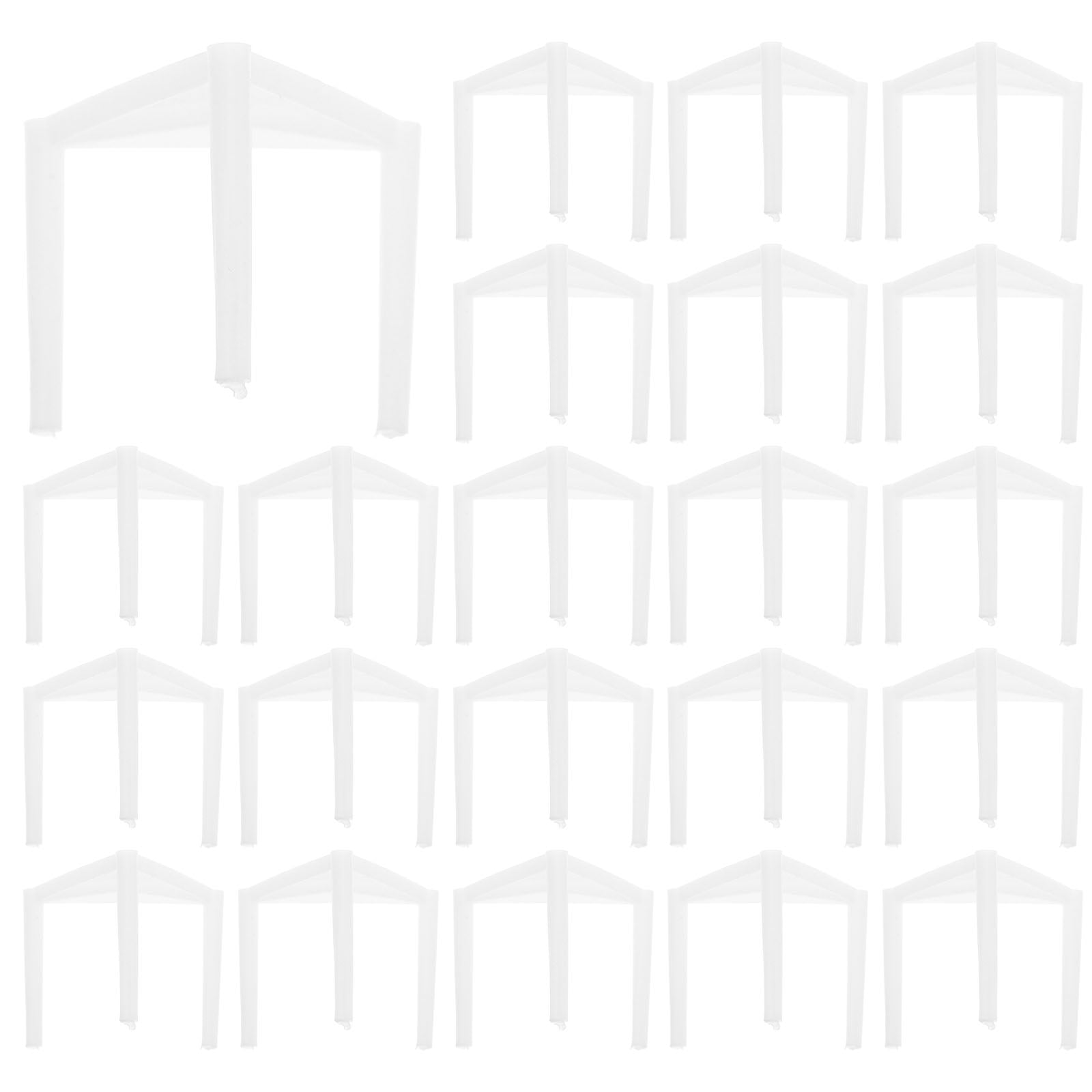 BERTDOMD 100pcs Triangle Pizza Stand Plastic Pizza Box Support Stands ...