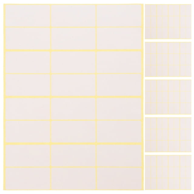 1080pcs Label Stickers Blank Label Stickers Classification Blank ...