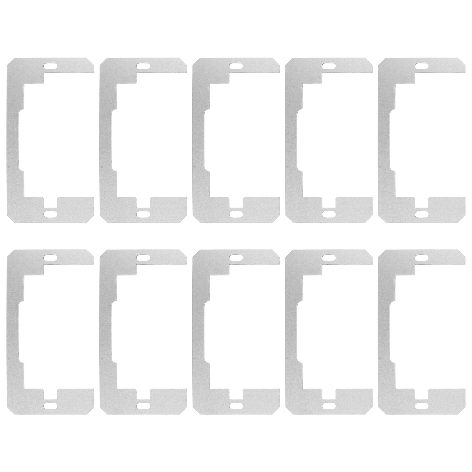 BERTDOMD 10Pcs Wall Plate Spacer Flush Fit Device Leveling Plates ...