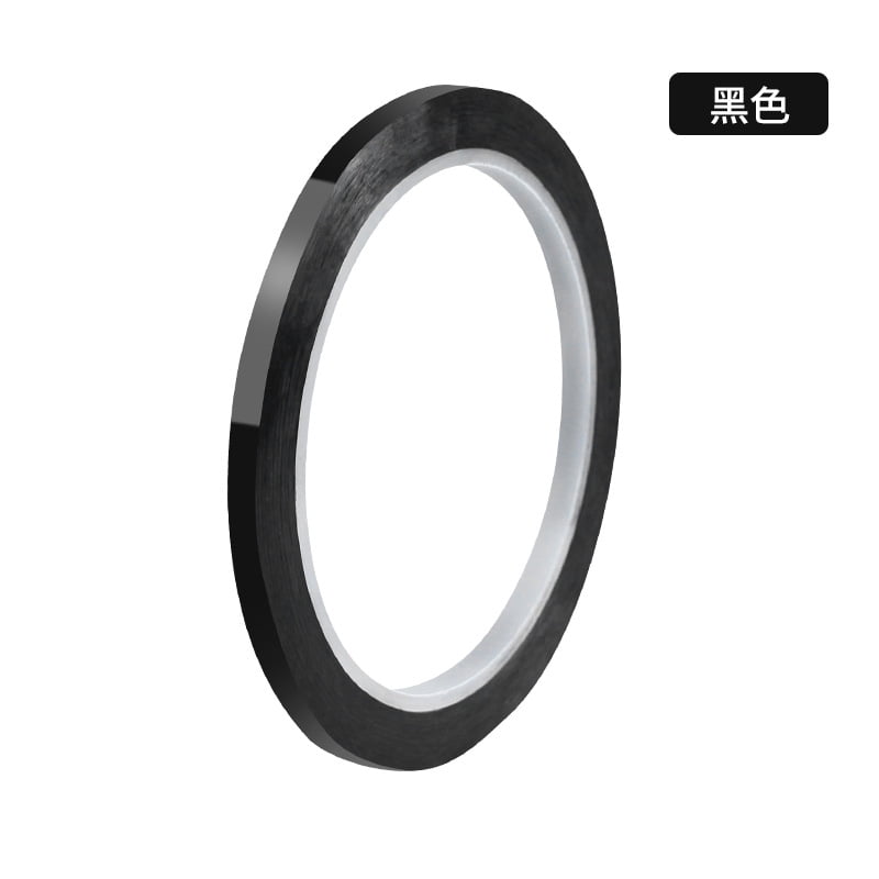 BERTDOMD 10pcs Black Strip Tape Dry Erase Board Strip Thin Washi Tape ...