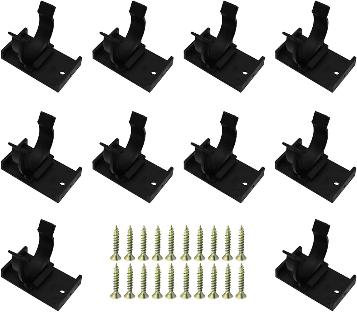 BERTDOMD 10pcs Cabinet Leveler Leg Toe Kick Clips Plastic Furniture Leg ...