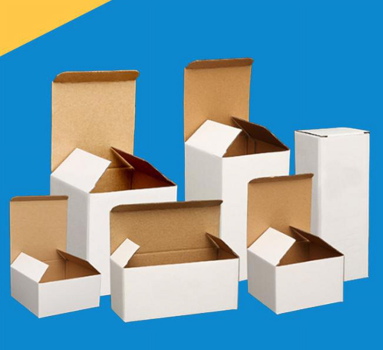 BERTDOMD 10pcs Corrugated Cardboard Packaging Boxes Empty Boxes Empty ...