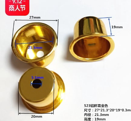 BERTDOMD 10pcs Metal Tealight Holder With Hole Buddhist Candle Holder ...