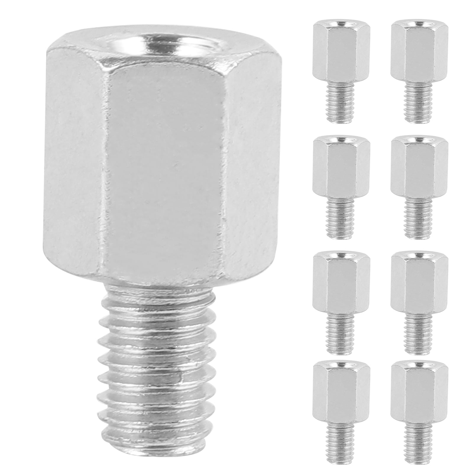 BERTDOMD 10pcs Motorcycle Mirror Mount Adapter Height Adjustment Screw ...