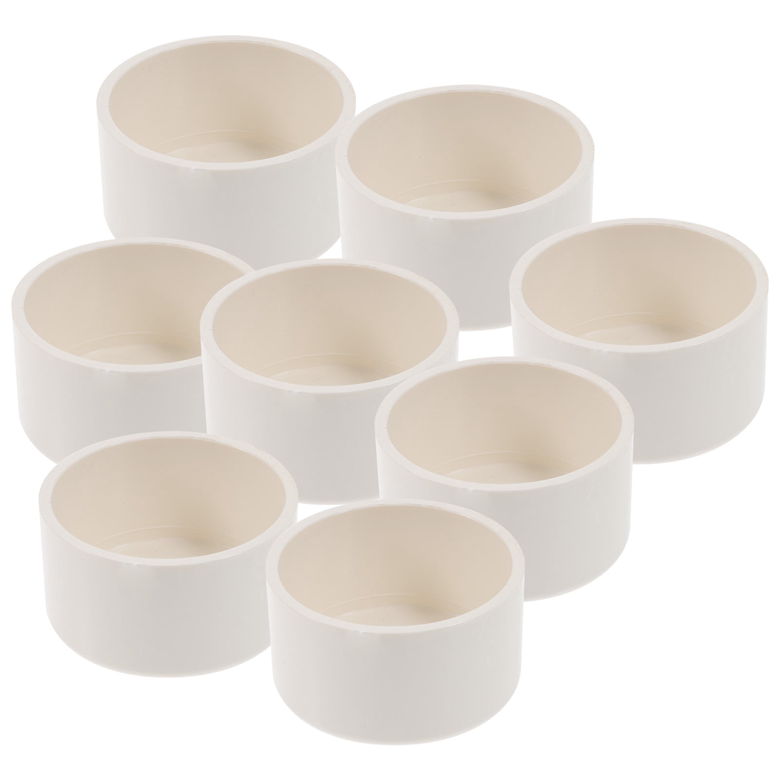 BERTDOMD 10pcs PVC Pipe End Cap Plug Adapter 40mm Pipe Fitting Socket ...