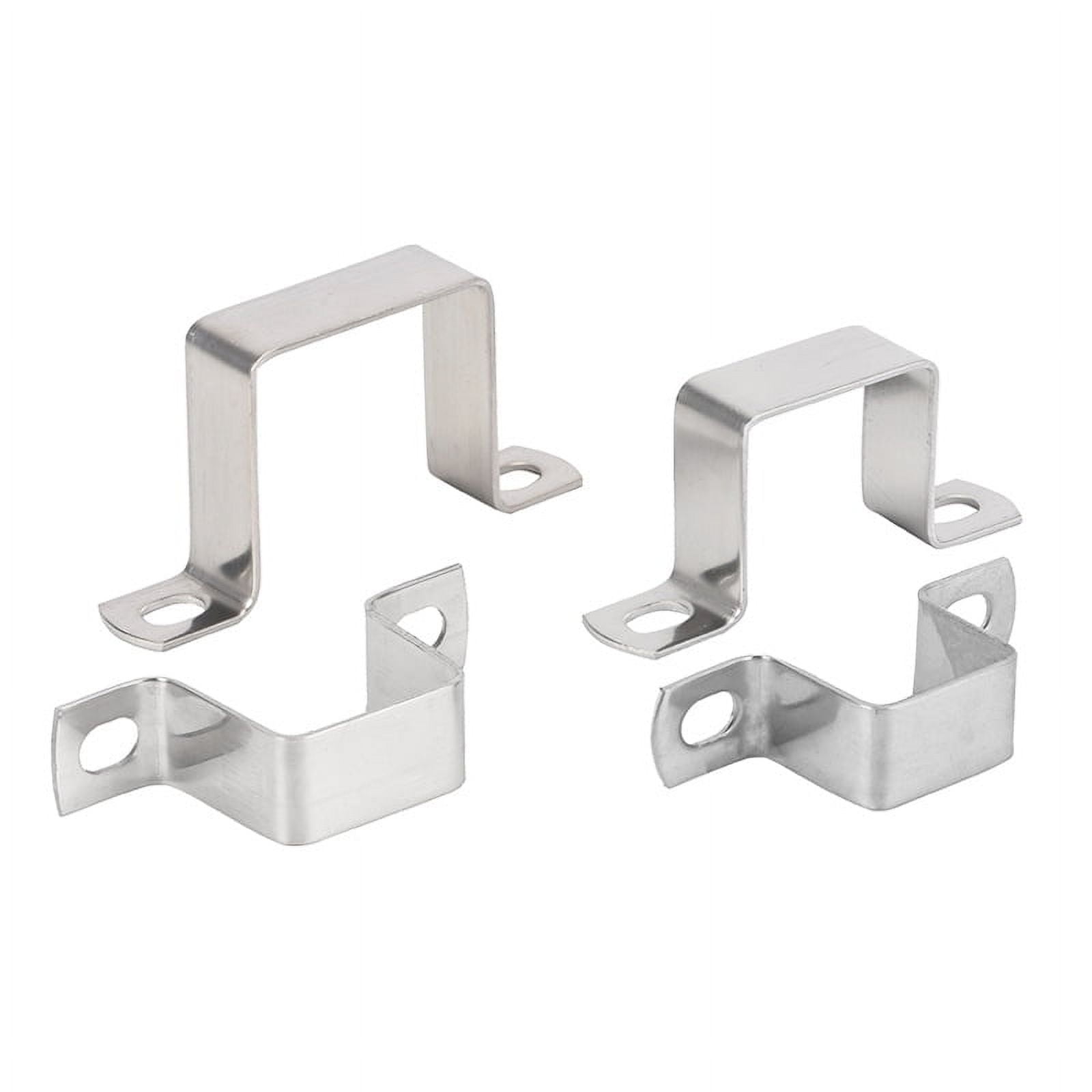 BERTDOMD 10pcs Stainless Steel Square Pipe Clamp Square Tube Buckle ...