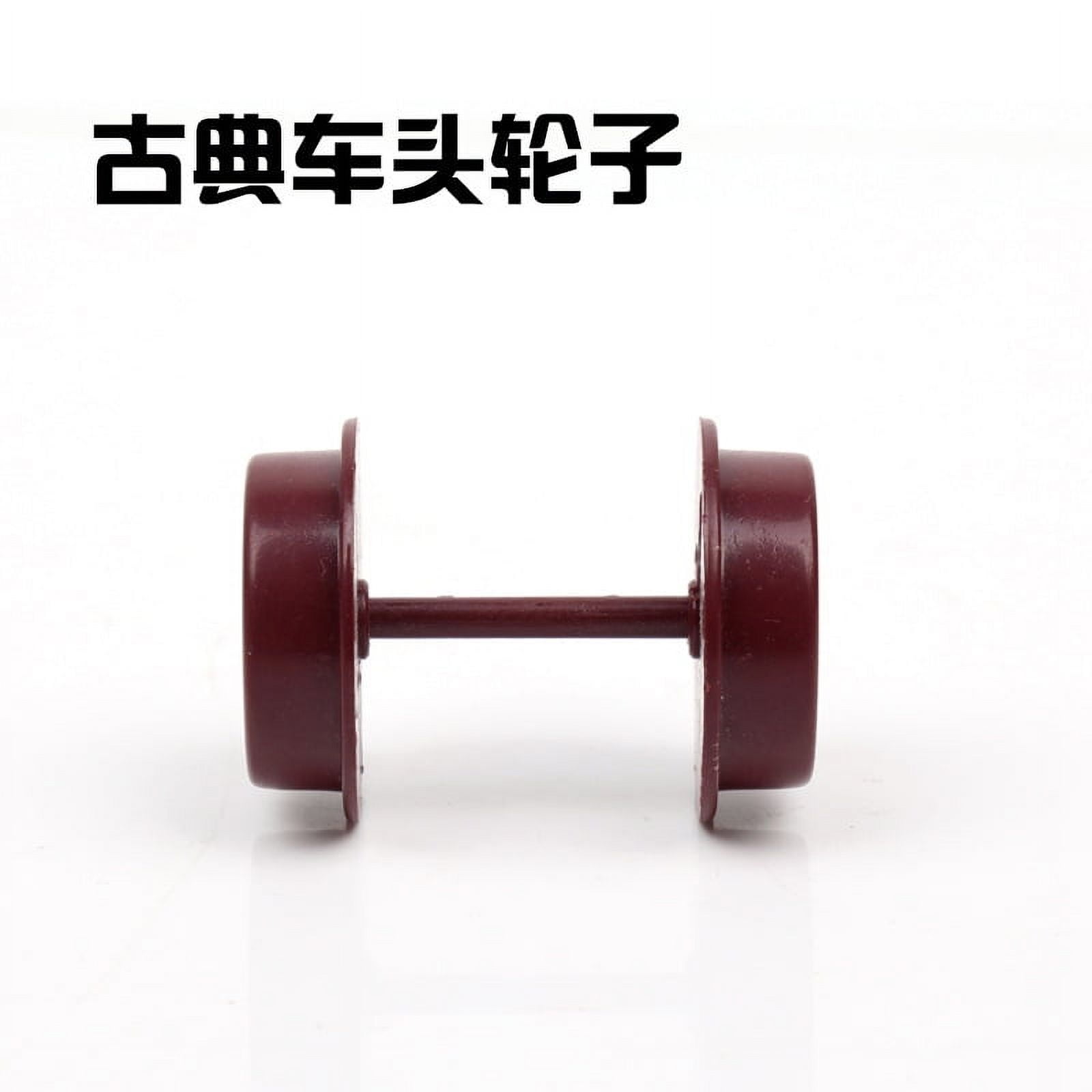 BERTDOMD 10pcs Toy Train Wheels Plastic Wheels Train Model Wheels Toy ...